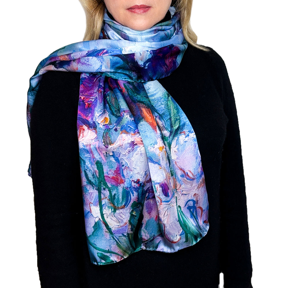 Luxury Italian Silk Scarf Collection - Oksana Fine Art and Design