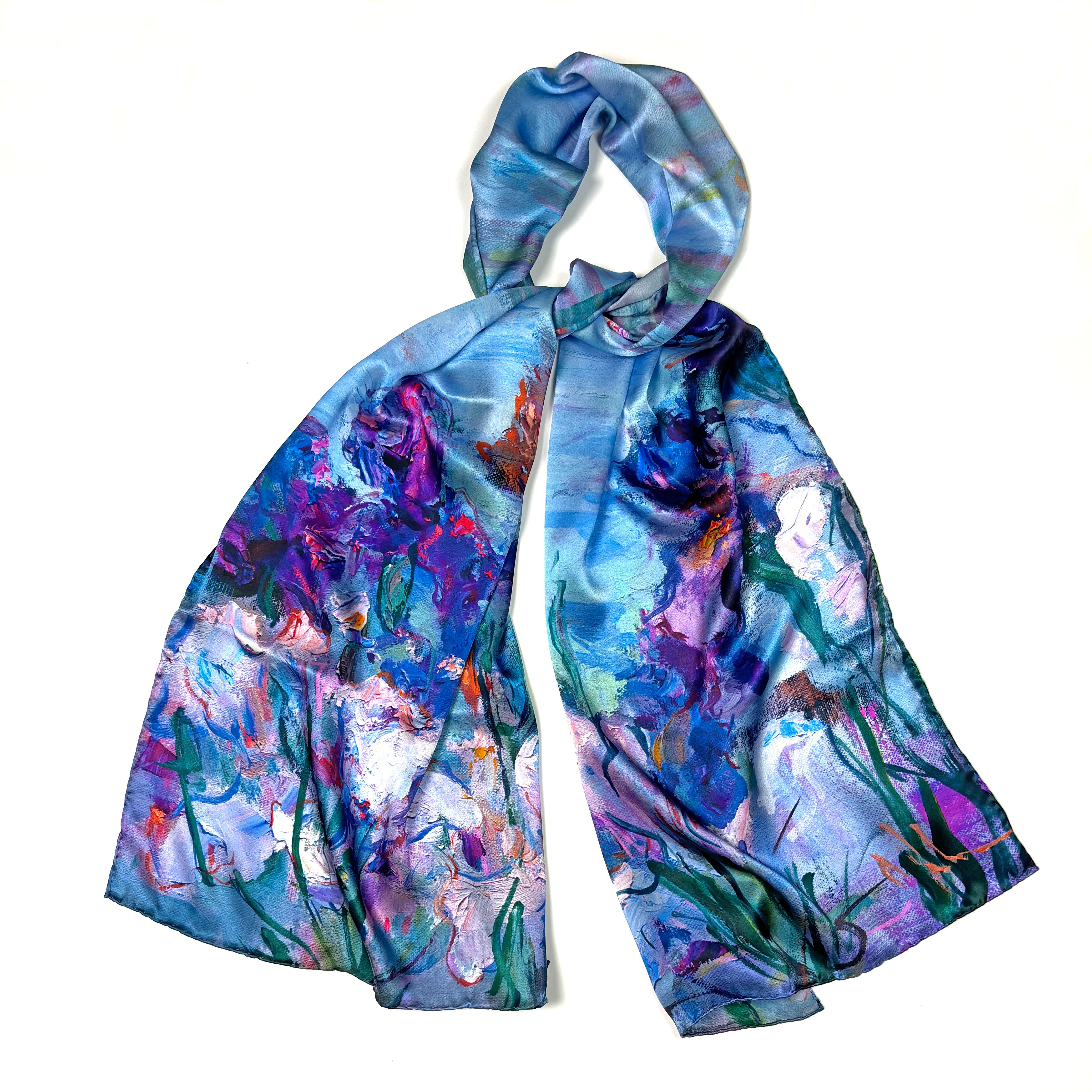 Luxury Italian Silk Scarf Collection - Oksana Fine Art and Design