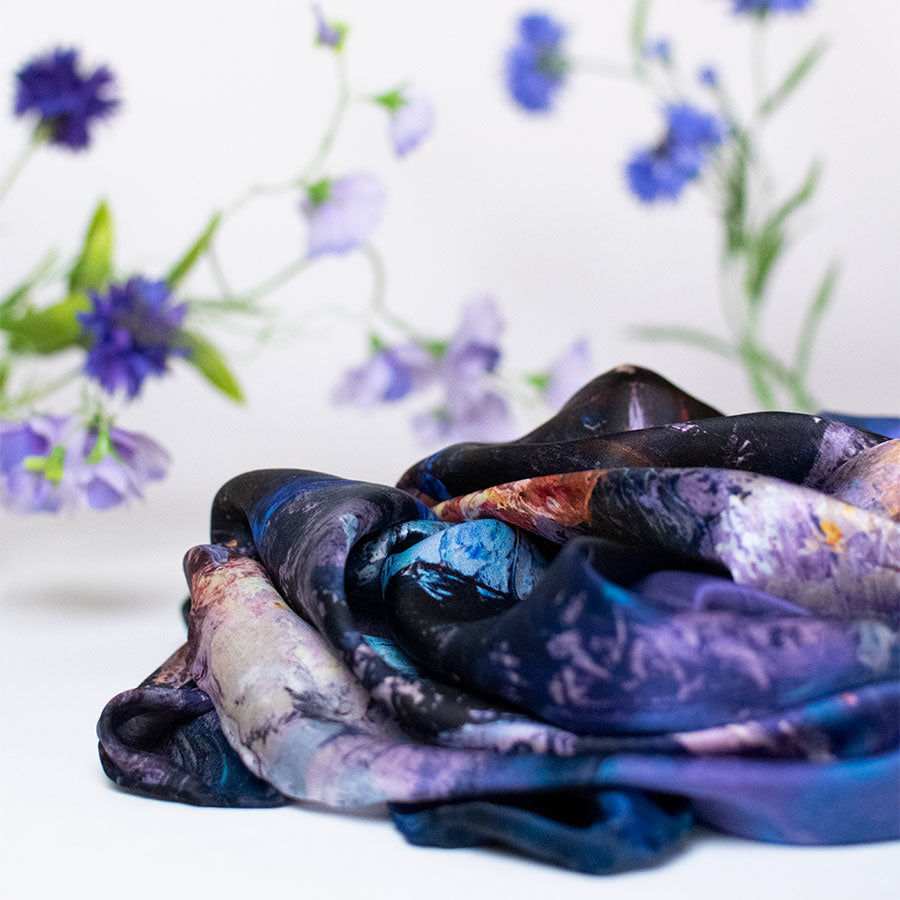 Luxury Silk Scarves from Italy - Oksana Fine Art and Design